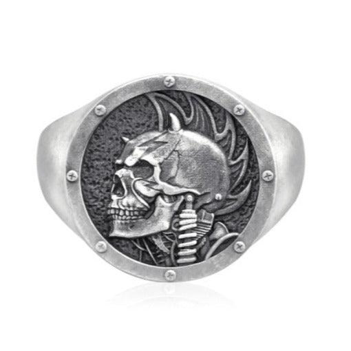 Biker and Skull Rings | Handmade | Sterling Silver