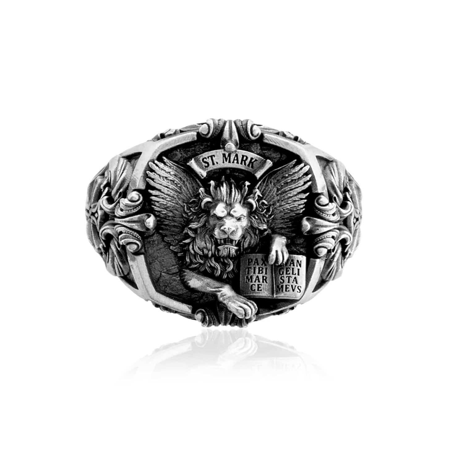St. Mark Winged Lion Signet Ring – Theswaf